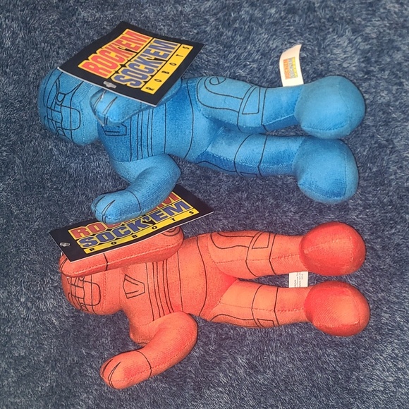 Mattel | Toys | Nwt Rockem Sockem Robots Plushie Set | Poshmark